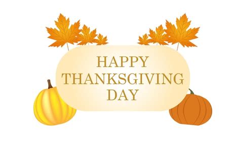 추수 감사절의 벡터 일러스트 레이 션 프리미엄 벡터