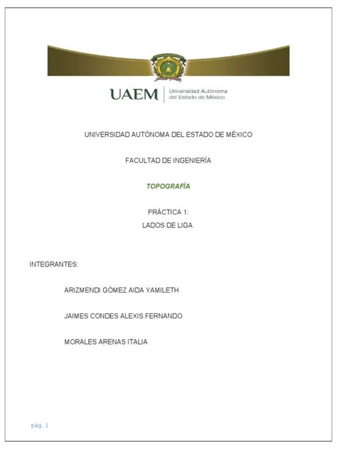 Método De Lados De Liga En Topografía Pdf Polígono Medición