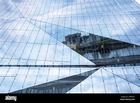 Facade Of Cube Berlin Cube Shaped Office Building On Washington Square