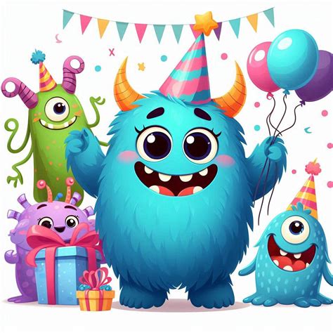 יום הולדת שמח דפי צביעה חגיגיים