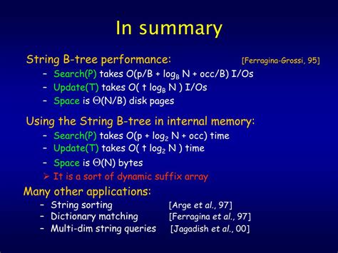 Ppt String Algorithms And Data Structures Or Tips And Tricks For Index Design Powerpoint
