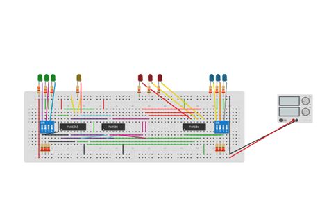 Circuit Design Copy Of 4 Bit Adder Subtractor Tinkercad