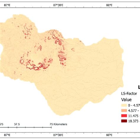 Topographic Factor Ls Map Download Scientific Diagram