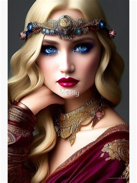 Doll Princess Ai Generated Art Sticker For Sale By Medly Redbubble