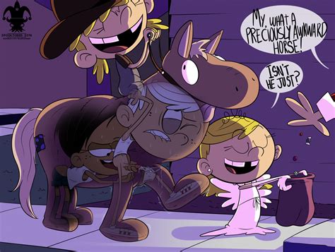 Rule 34 Anilingus Blargsnarf Female Halloween Lana Loud Lincoln Loud Lola Loud Male Male
