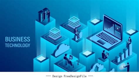 디지털 기술 개념 그림 벡터 Eps Uidownload