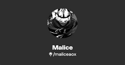 Malice Twitter Instagram Tiktok Twitch Linktree