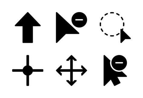 Selection Cursors icons by Alpár Etele Méder Custom icons Glyph icon Icon design