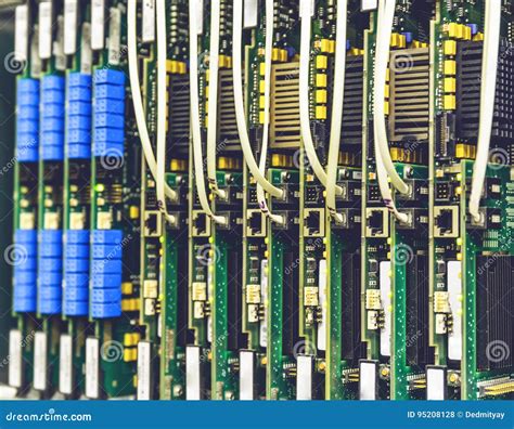Electrical Equipment Printed Boards In Network Server Data Center Telecommunications Equipment