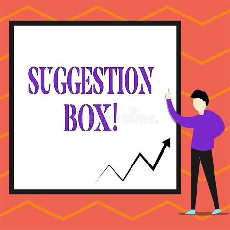 Writing Note Showing Suggestion Box Business Photo Showcasing Container Which Showing Can Leave