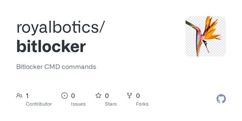 Github Royalboticsbitlocker Bitlocker Cmd Commands