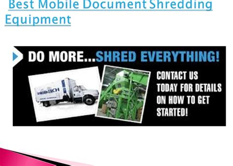 Document Shredding A Fool Proof Process ~ Mobile Recycling Services