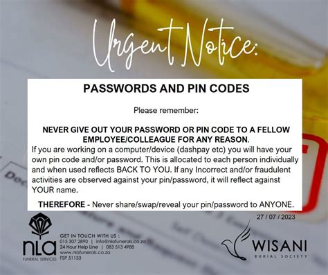 Safeguard Your Passwords And Pins