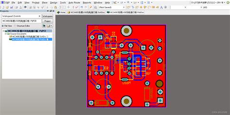 基于mc34063芯片设计12~28v车载usb充电电源接口板硬件（原理图pcb）工程文件，ad09设计的硬件工程文件 Csdn博客