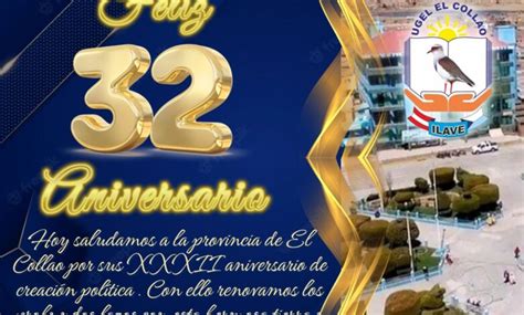 La Ugel El Collao Saluda A La Provincia De El Collao En Su Aniversario