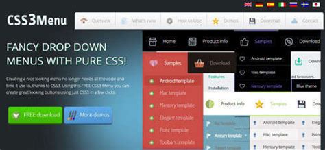 20 Online Css3 Menu Layout And Code Generators Idevie
