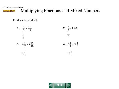 PPT Multiplying Fractions And Mixed Numbers PowerPoint Presentation Free Download ID 1458114