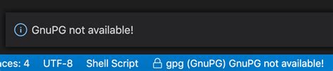 Allow Menu Option To Re Check For Running Gpg Agent Issue Heilingbrunner Vscode Gnupg
