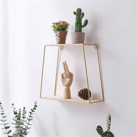 Badu Bg Метални стелажи Стенен рафт за цветя Декорирани рафтове за детска стая Спалня Рафт за