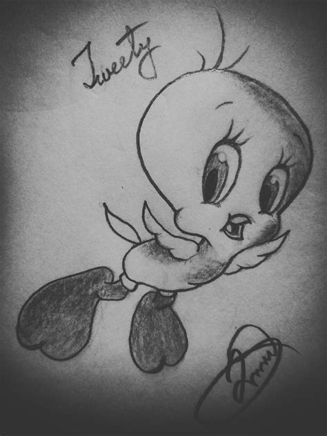 Pencil Sketches Of Tweety