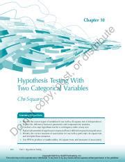 CHI SQUARE HELP Pdf T Or D Is T Rib Ut E Chapter 10 Co Py Po S