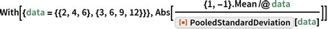 Pooledstandarddeviation Wolfram Function Repository
