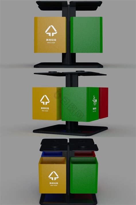 垃圾分类四个图片 垃圾分类四个素材免费下载 包图网