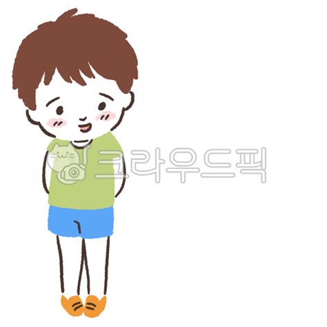 아이그림 시무룩한 쓸쓸한 부끄러운 아이일러스트 사진 이미지 일러스트 캘리그라피 Headortail작가