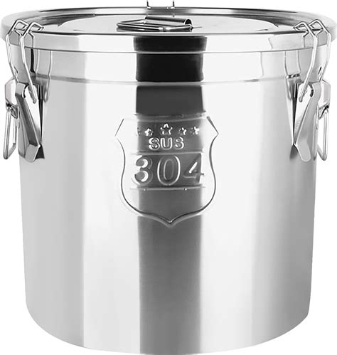 Hwbwe 304 Stainless Steel Airtight Canister With Airtight