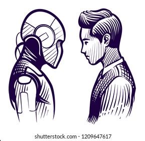 Man Vs Machine Images Stock Photos Vectors Shutterstock