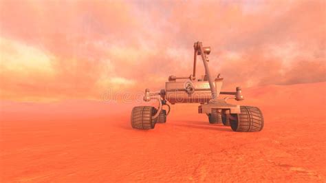 3d Rendering Of The Planetary Rover Stock Illustration Illustration Of Planetary Rendering