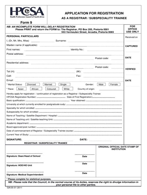 Hpcsa Form 23 Psychology Fill Out And Sign Online Dochub
