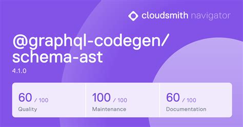 Graphql Codegenschema Ast 410 Npm Package Quality Cloudsmith