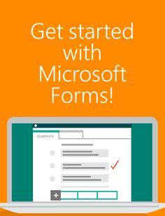 MICROSOFT FORMS Ideas Microsoft Office Education Form