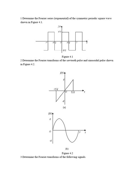 Exercises For Signals And Systems Part Three Pdf Signal