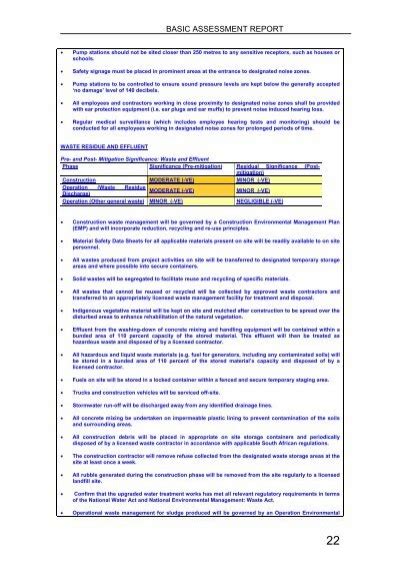Basic Assessment Report N