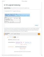 Logical Indexing Pdf Logical Indexing Logical Indexing Logical