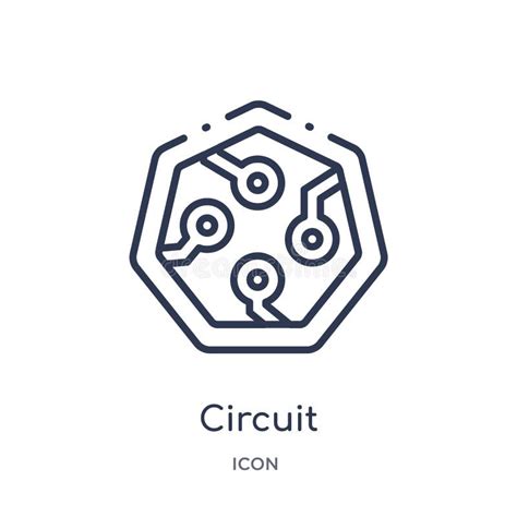 Linear Circuit Breaker Icon From Construction Tools Outline Collection