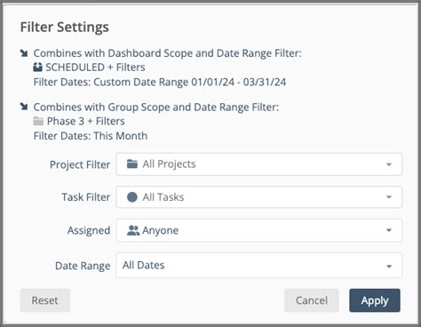 Date Range Filter