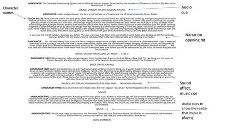 Script Annotations Unit 22 Ppt