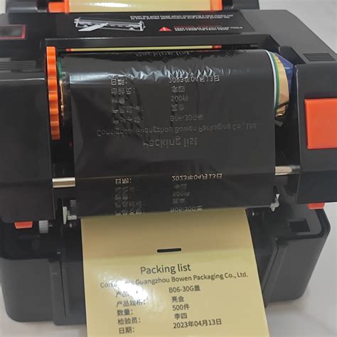 Standard Plug Bt Wifi Interface White Color Thermal Desktop Label Printer Thermal Transfer