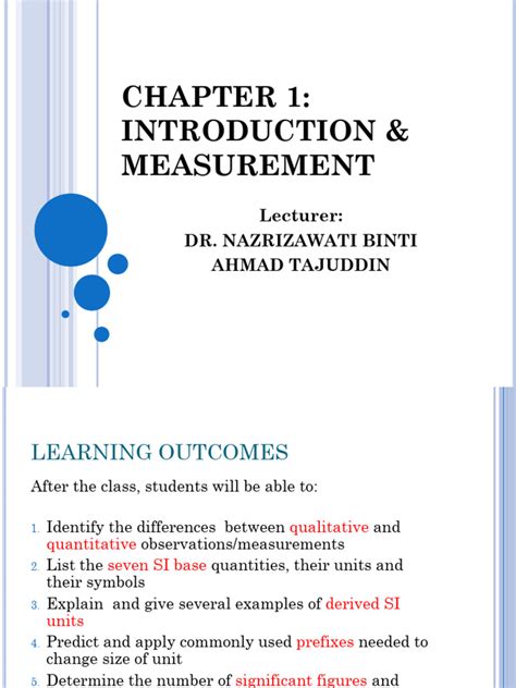 Chapter 1 Introduction And Measurement Pdf