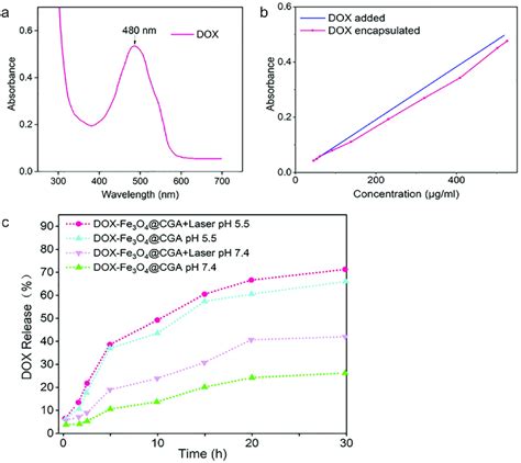 Drug Encapsulation Efficiency And Release Performance A Uv Download Scientific Diagram