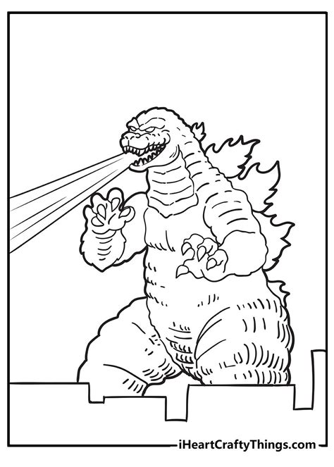 Free Printable Godzilla Coloring Pages Printable Coloring Pages Free