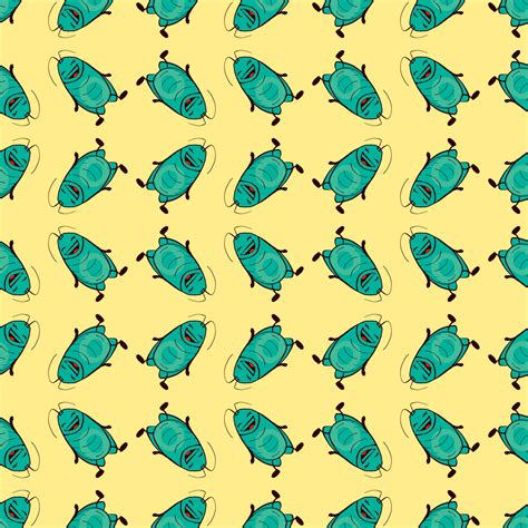 Cockroach Pattern Illustration Vector On White Background 13759831