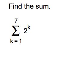 Solved Find The Sum Chegg Com