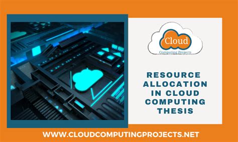 Resource Allocation In Cloud Computing Thesis Writing 1 Service