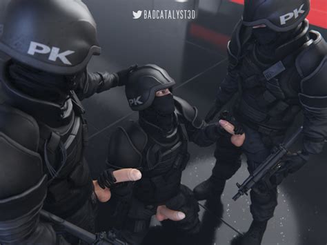 Rule 34 Badcatalyst3d Gay Guard Guards Mirrors Edge Swat 11289808