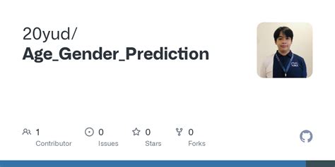 Github 20yudagegenderprediction