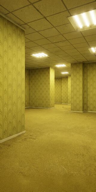 Eerie Backrooms Hallway Wallpaper Wallpics